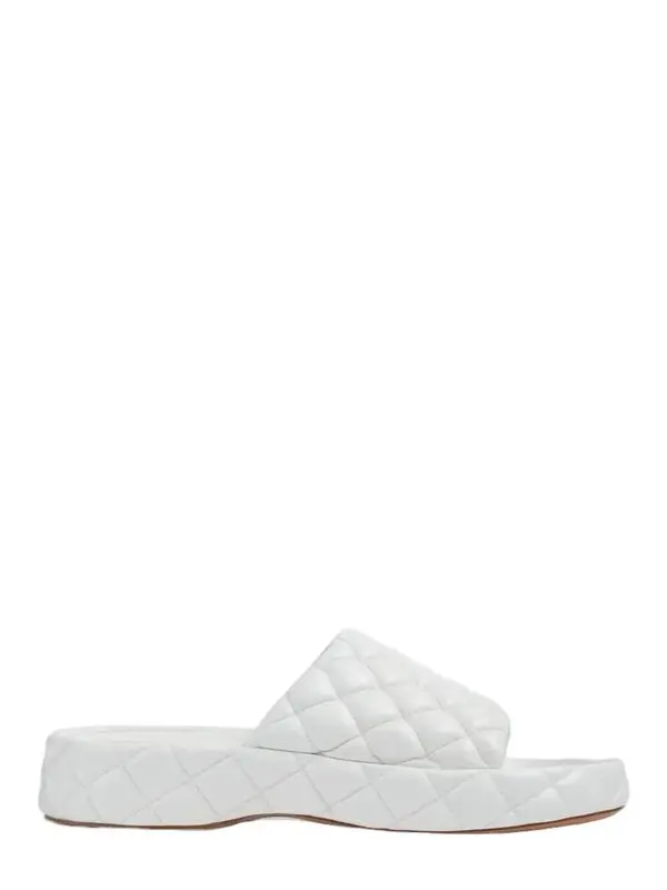 Bottega Veneta Padded Slip-on Slippers - White