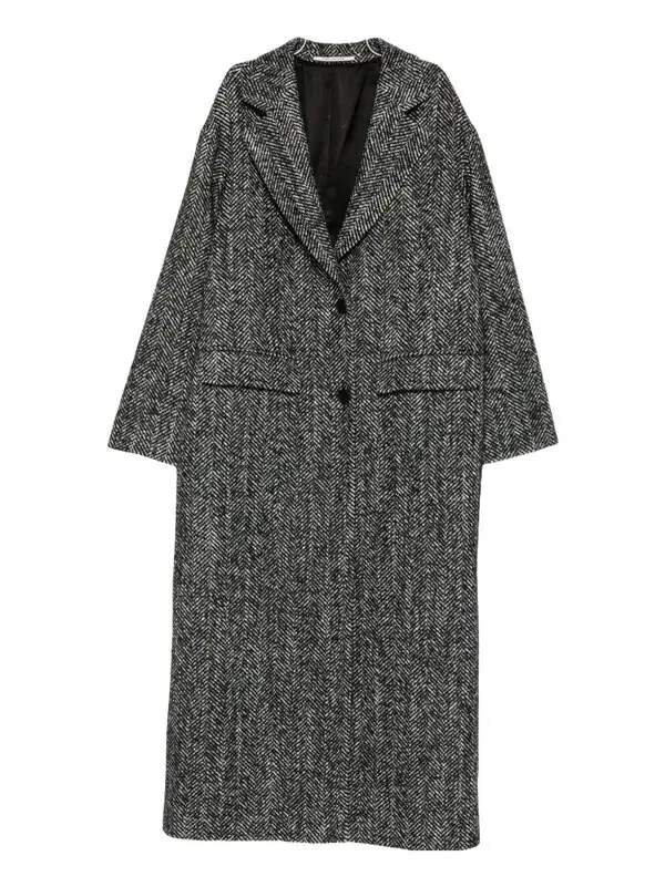 Tagliatore Single-breasted Coat - Black