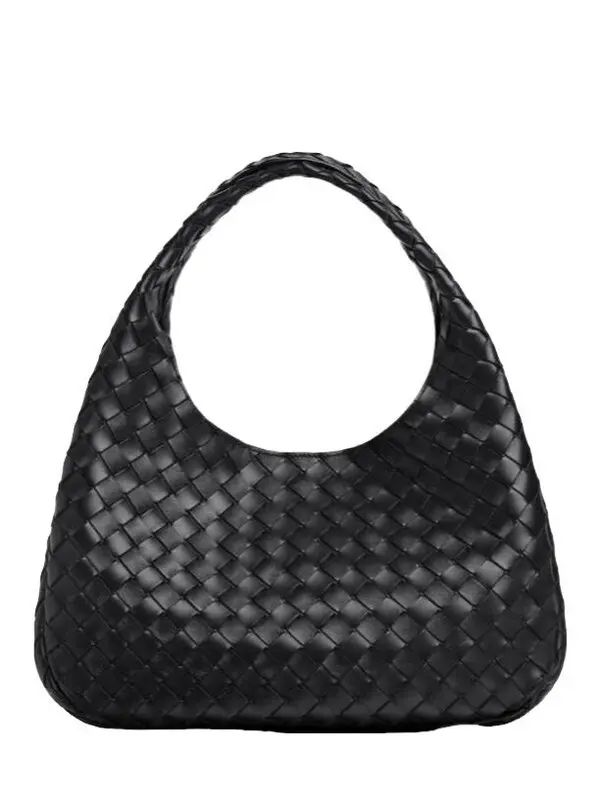 Bottega Veneta Campana Shoulder Bag - Black
