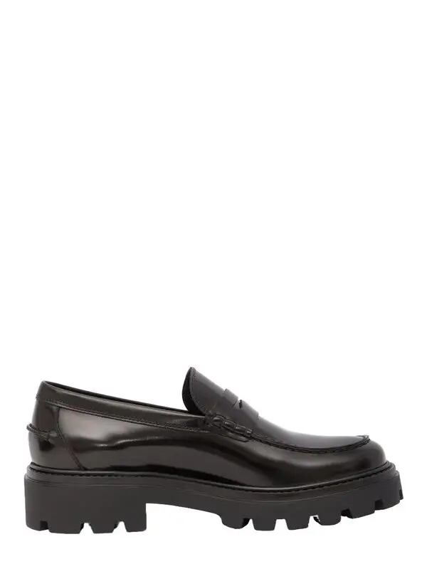 TOD'S Moccasin Slip-on Loafers - Black