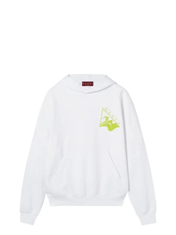Gucci Cotton Jersey Printed Sweatshirt - White
