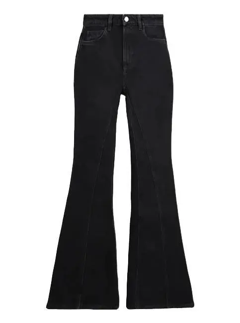ICON DENIM LOS ANGELES Stella Flared Jeans - Black