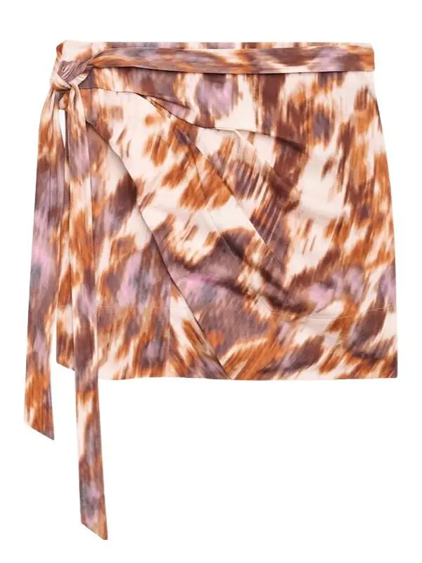 Isabel Marant Étoile Berenice" Printed Mini Skirt - Hazel