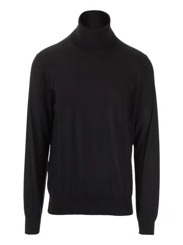 Dolce & Gabbana High-neck Knit Pullover - Black