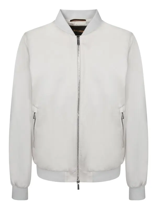MOORER Long Sleeve Casual Jacket - Blue