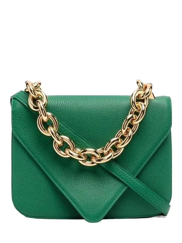 Bottega Veneta Small Mount Envelope Shoulder Bag - Jungle Green