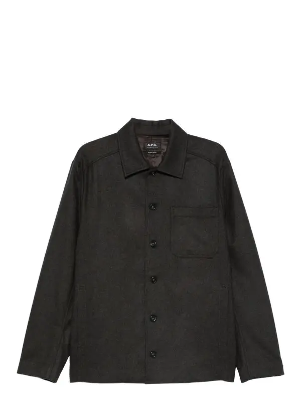 A.p.c. Long Sleeve Shirt - Black