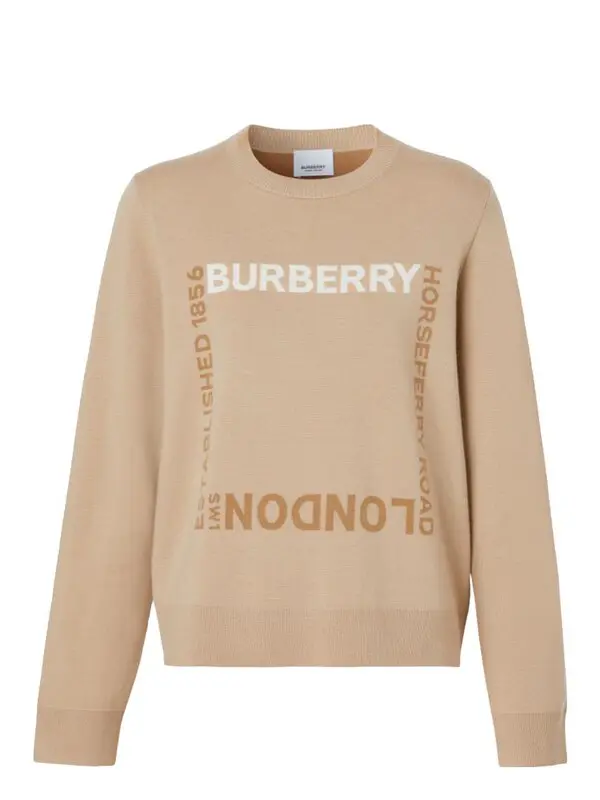 Burberry Horseferry Print Crewneck Jumper - Nude