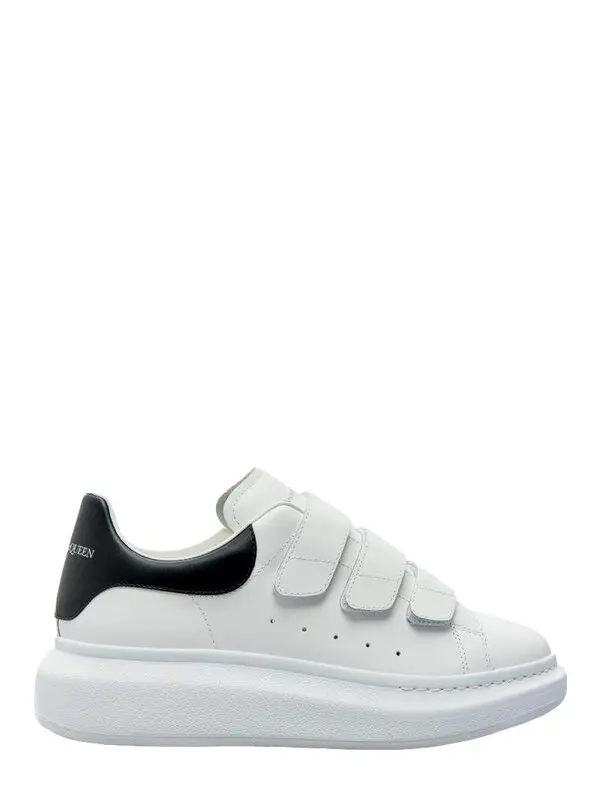 Alexander McQueen Oversized Triple Strap Sneakers - White