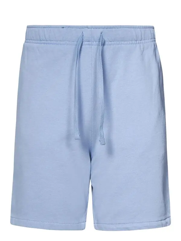 Polo Ralph Lauren Logo Embroidered Drawstring Track Shorts - Light Blue