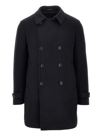 Tagliatore Double-breasted Coat - Black
