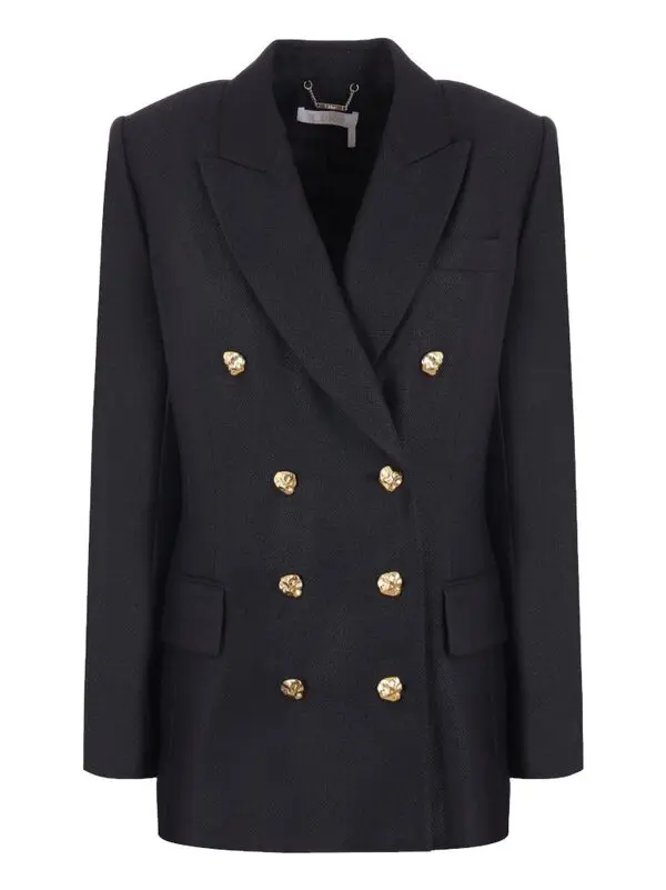 Chloé Double-breasted Buttoned Blazer - Black
