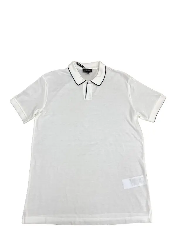 Emporio Armani Short-sleeved Polo Shirt - White