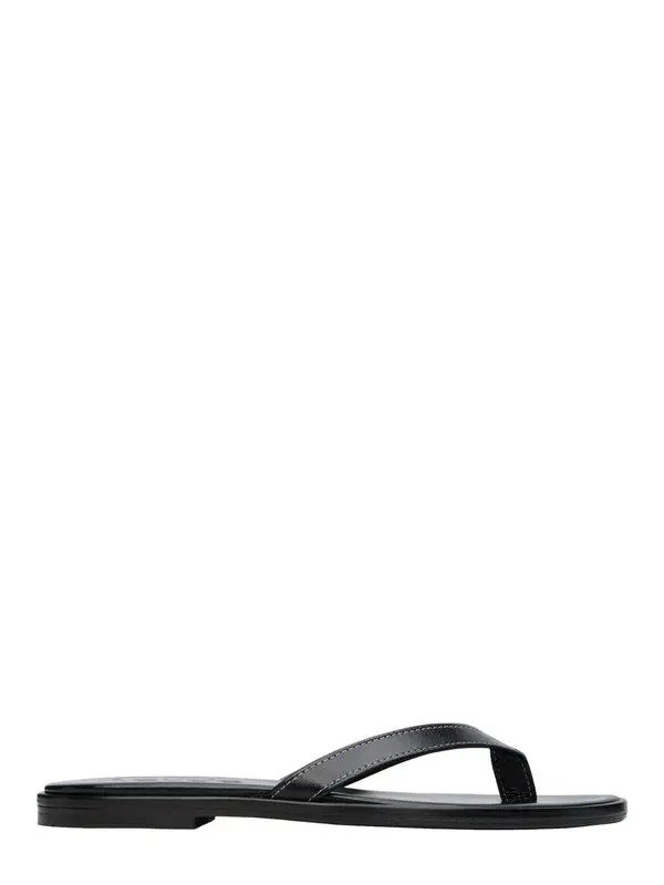 AeydĒ Melody Leather Flip-flops - Black