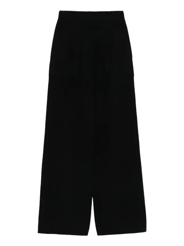 UMA WANG Elastic Waist Casual Pants - Black