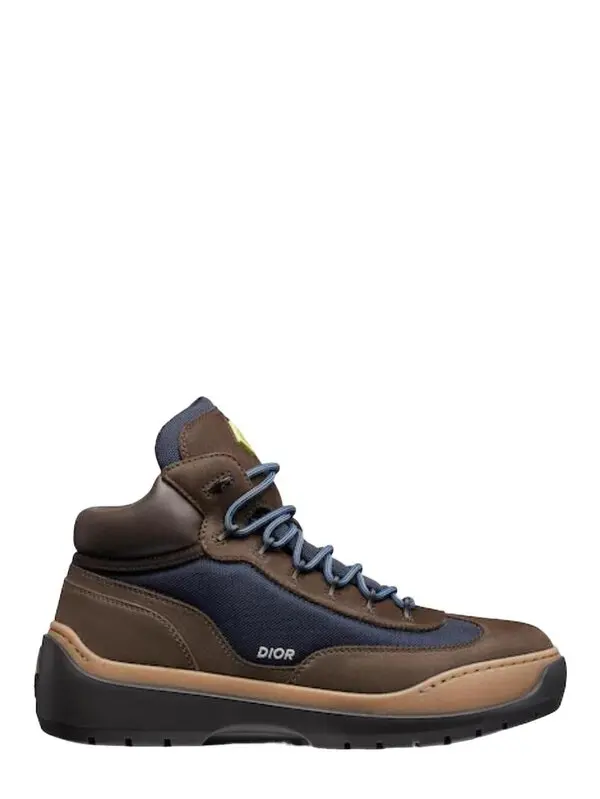 Dior Ankle Lace-up Boots - Brown/navy Blue