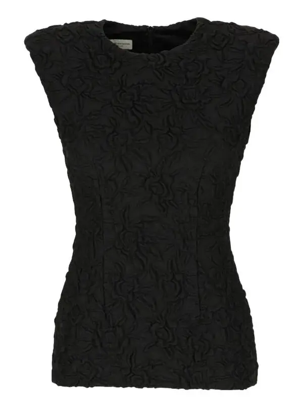 Dries Van Noten Sleeveless Vest - Black