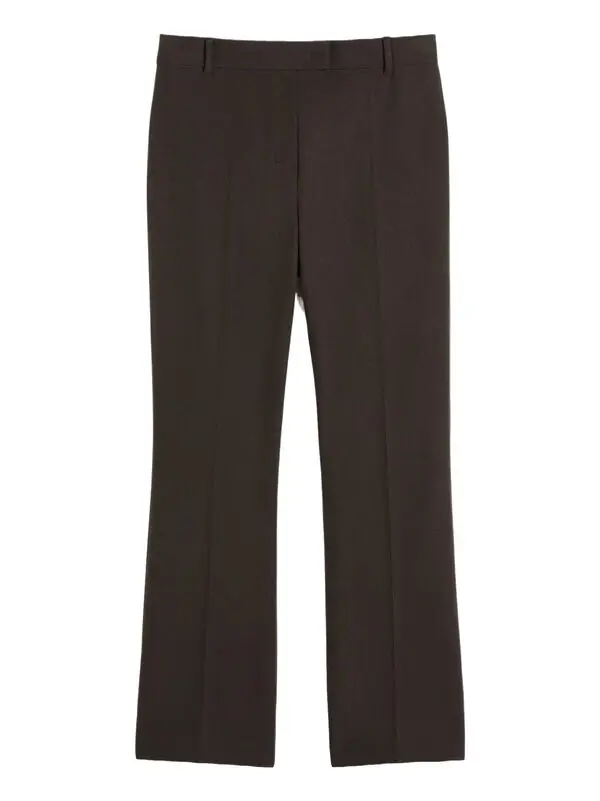 Max Mara Tailored High-waisted Slim Trousers - Medium Gray