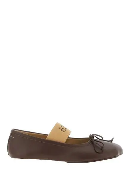 MAISON MARGIELA Anatomic Numeric Ballerinas - Brown