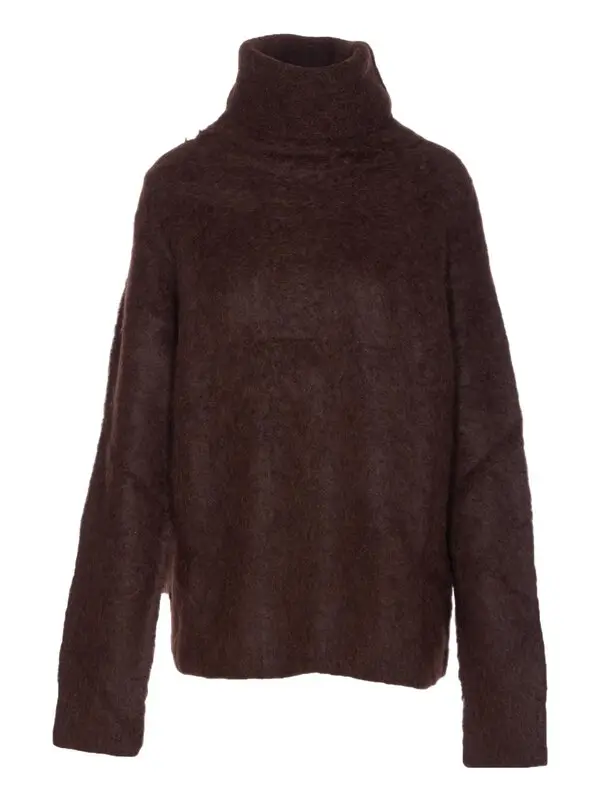 UMA WANG Turtleneck Sweater - Black