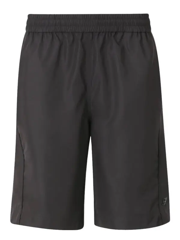 Givenchy Elasticated Waistband Shorts With Drawcord And Pockets - Black