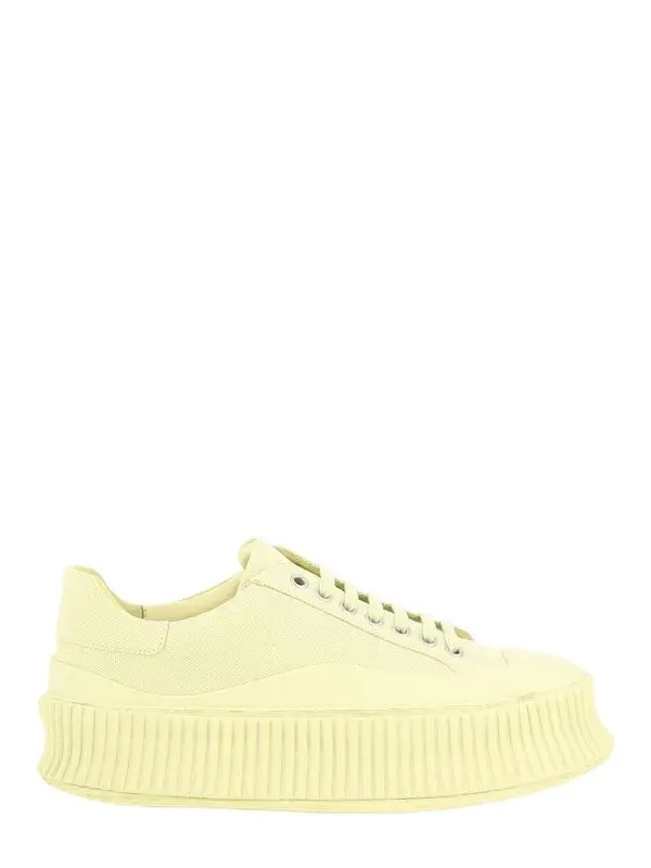 JIL SANDER Panelled Round-toe Sneakers - Yellow