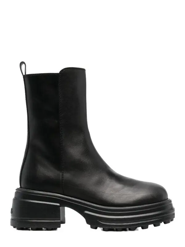 TOD'S Platform Ankle Boots - Black