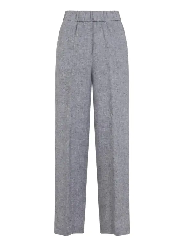 Peserico Elasticated Waist Trousers - Gray