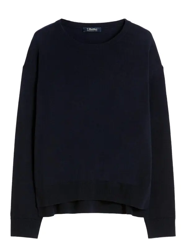 Max Mara Oversized Wool Sweater - Ultramarine Blue