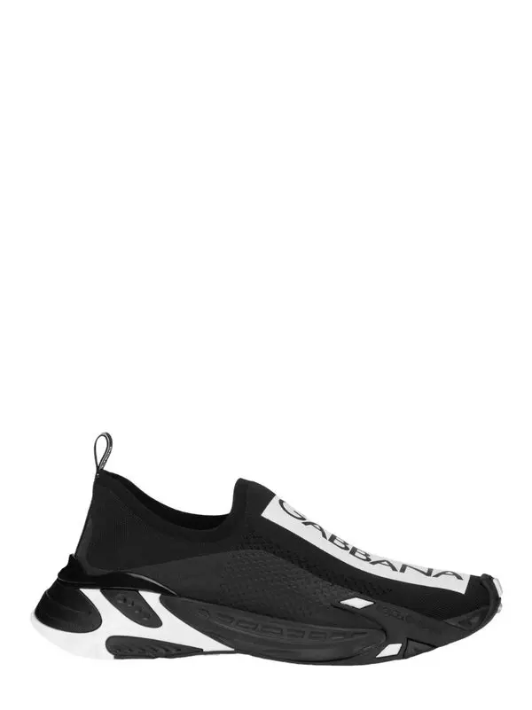 Dolce & Gabbana Stretch Mesh Fast Sneakers - Black