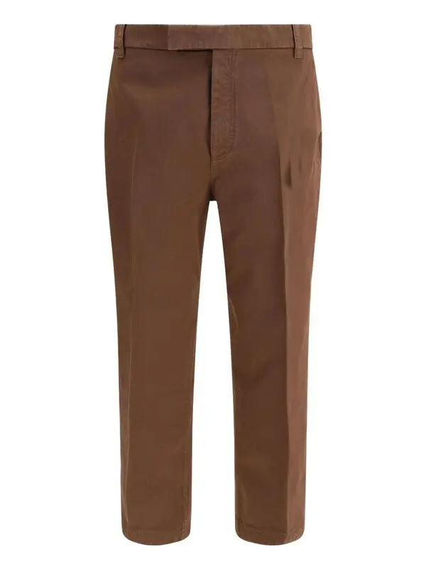 Thom Browne Mid-rise Tapered Leg Trousers - Green