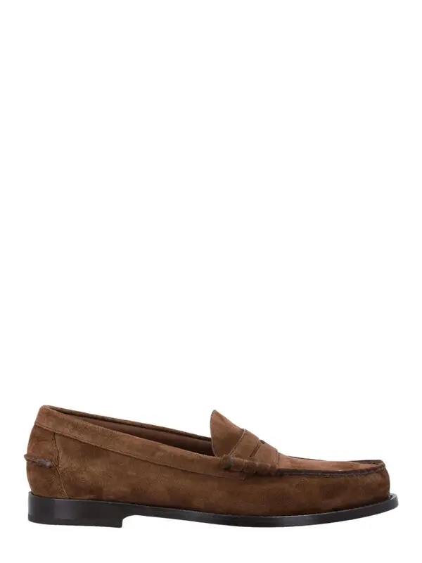 Church's Rowley Suede Penny Loafers - Burnt Brown