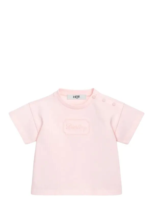 Dior Crewneck Short-sleeve T-shirt - Pale Pink