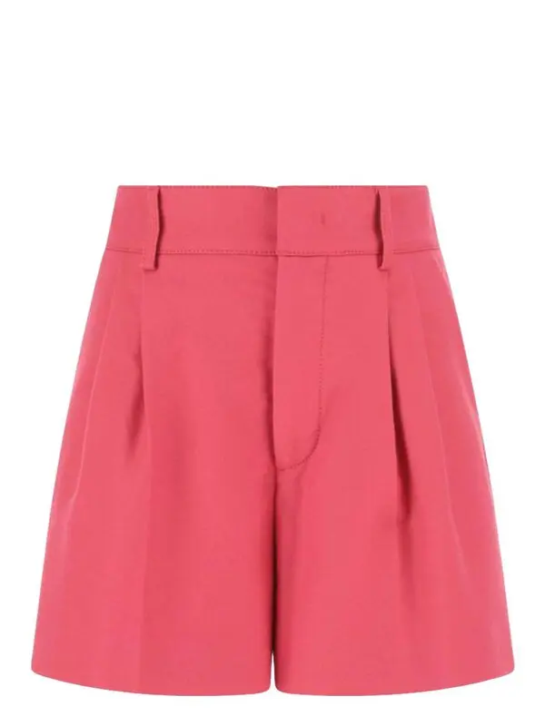 Red Valentino High-waisted Tailored Shorts - Red