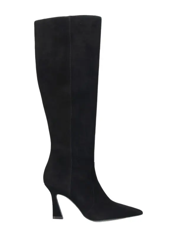 STUART WEITZMAN Pointed Toe High Heel Boots - Black