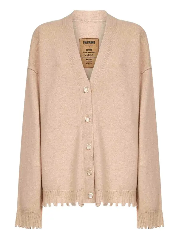 UMA WANG Cashmere Knit Over Cardigan - No