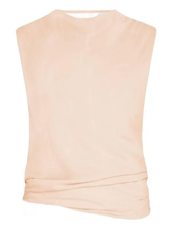 Sportmax Sleeveless Crewneck Top - Nude