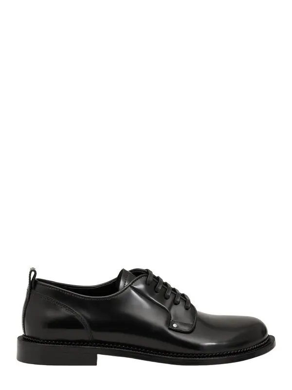 Ami Anatomical Toe Leather Derby - Black
