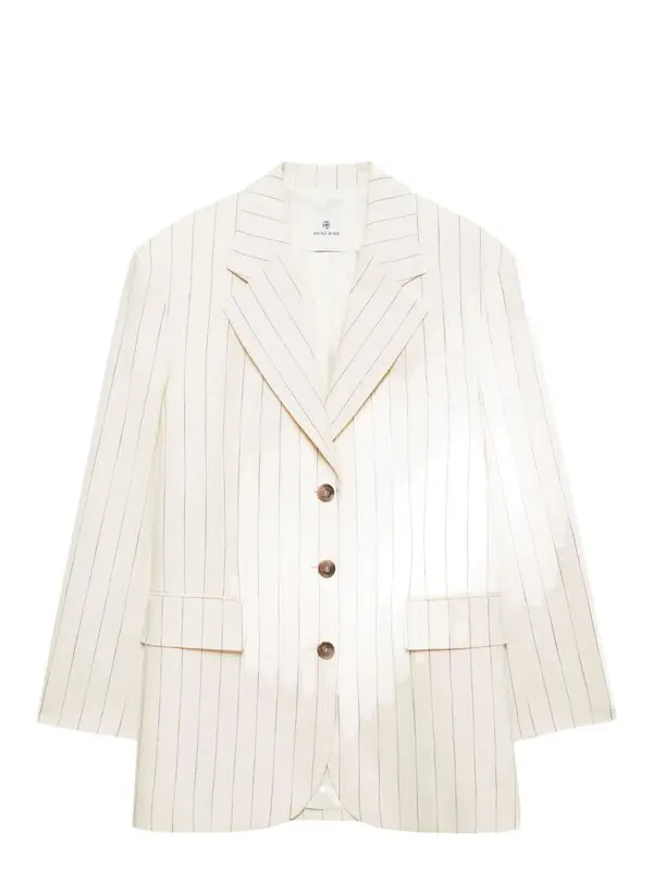 ANINE BING Sara Blazer - White