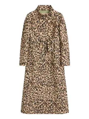 Valentino Garavani Animal Print Double-breasted Coat - No