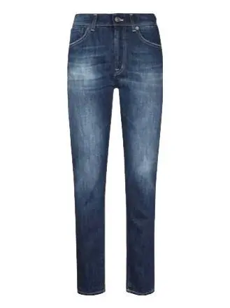DONDUP Mid-rise Stonewashed Skinny Jeans - Blue
