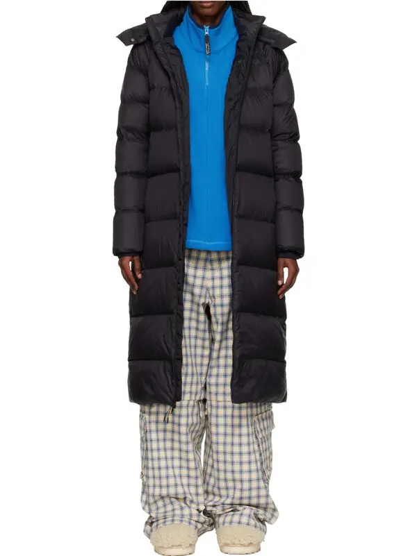 The North Face Long Hooded Down Jacket - Tnf Black