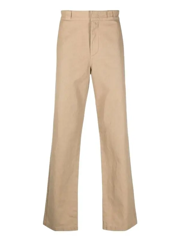 Aspesi High-waisted Straight-leg Trousers - Nude