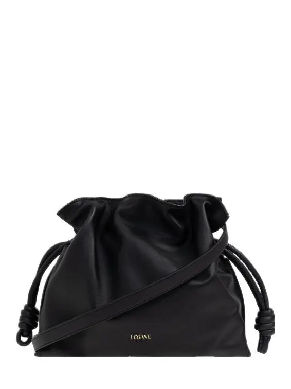 Loewe Medium Flamenco Knotted Clutch - Black