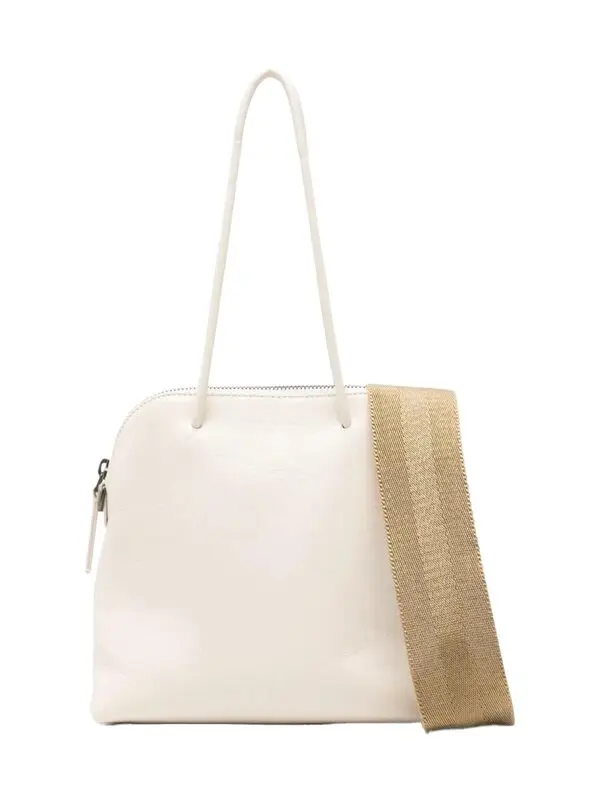 UMA WANG Double Handle Shoulder Bag - White/mustard