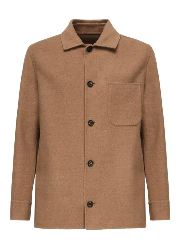 Eleventy Tailored Long Sleeve Jacket - Brown