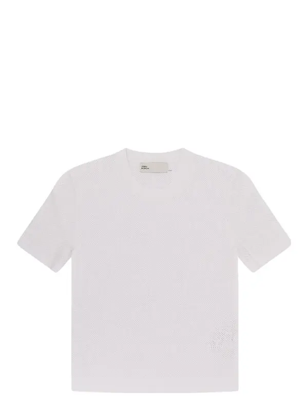 Tory Burch T Monogram Jacquard Jumper - White