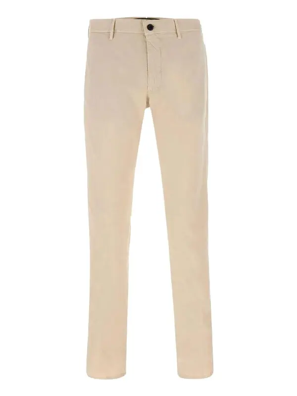Incotex Slim Straight Pants - Nude