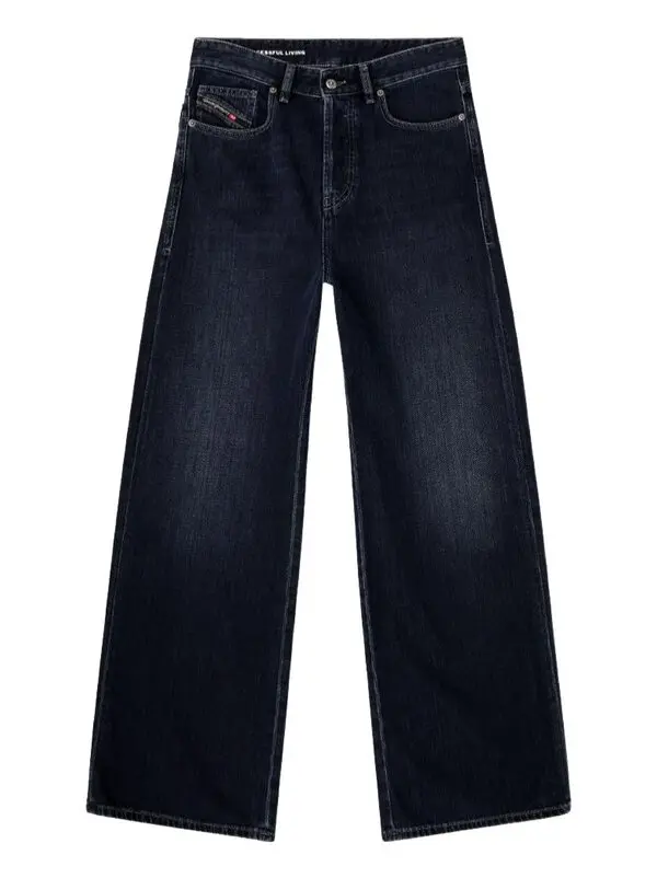 DIESEL® 1996 D-sire Shaded Wide-leg Jeans - Dark Blue