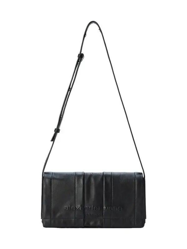 Alexander Wang Pack Flap Medium Crossbody Bag - Black